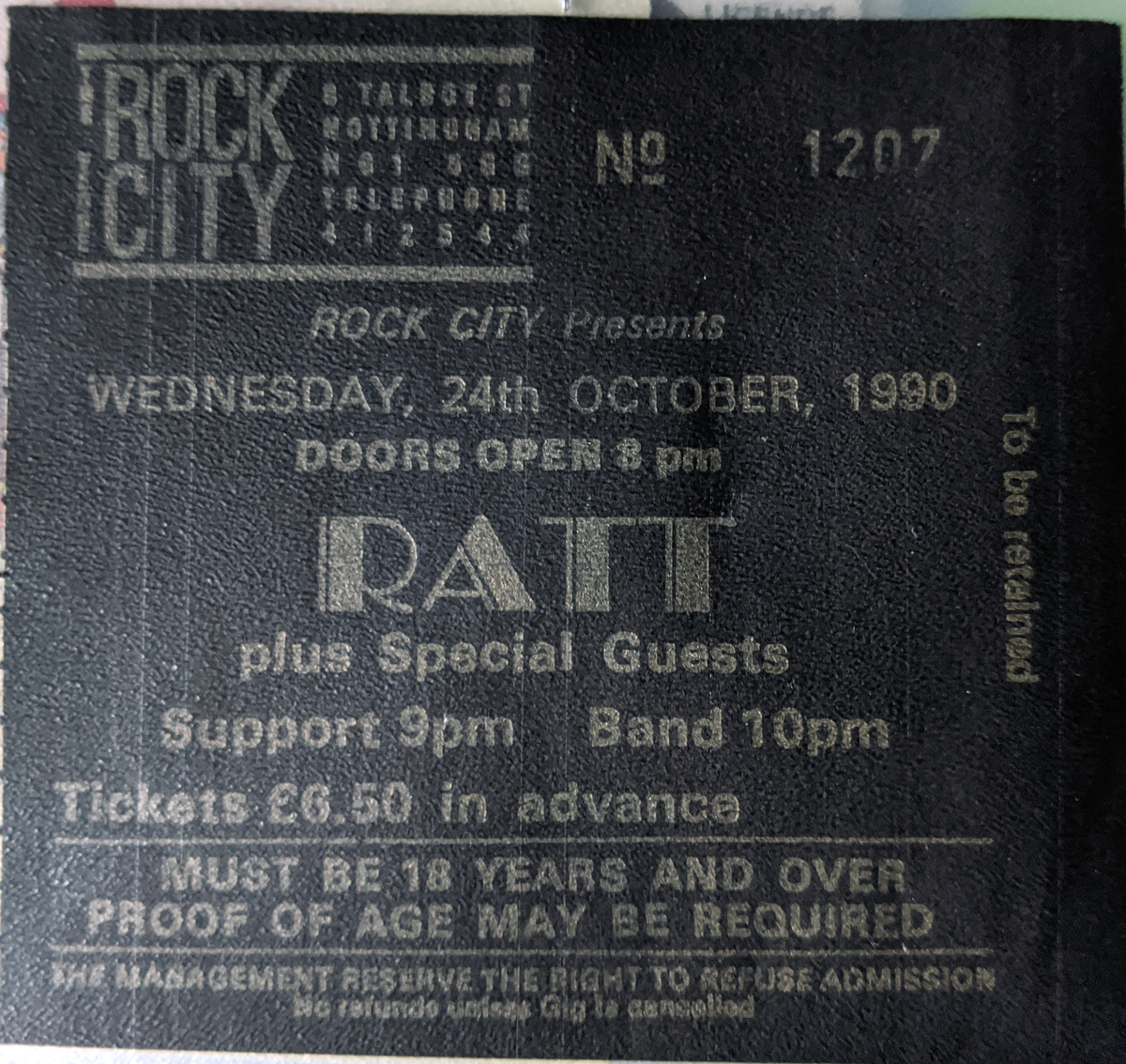 Ratt Concert & Tour History | Concert Archives