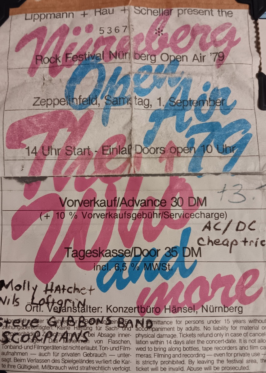 AC/DC's 1979 Concert & Tour History | Concert Archives