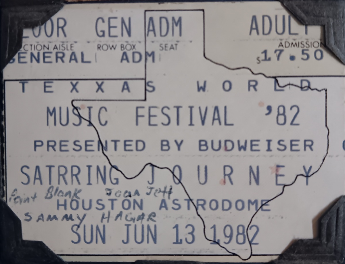 Journey's 1982 Concert & Tour History | Concert Archives