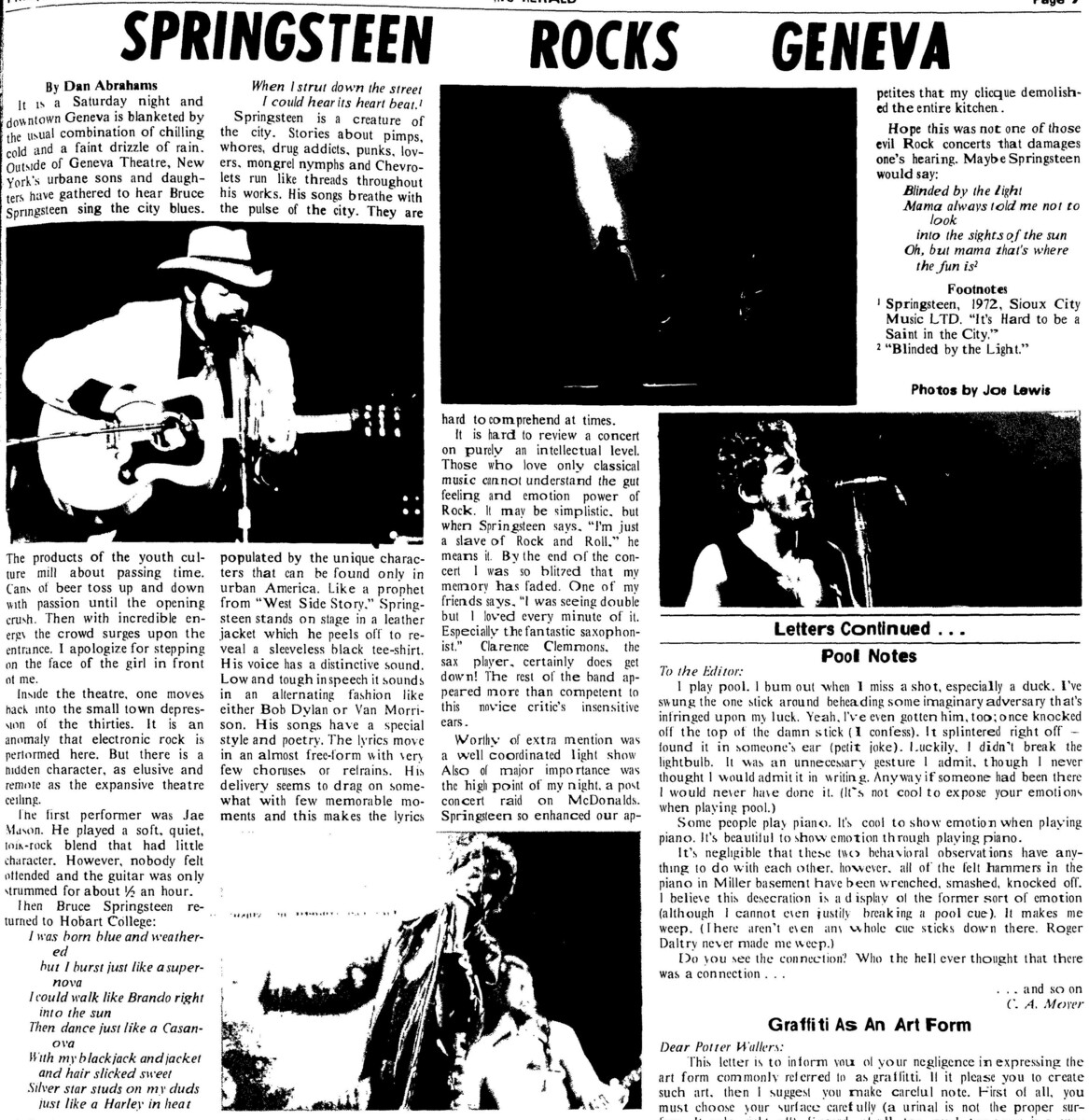 Bruce Springsteen Concert & Tour History (Updated for 2024 - 2025 ...