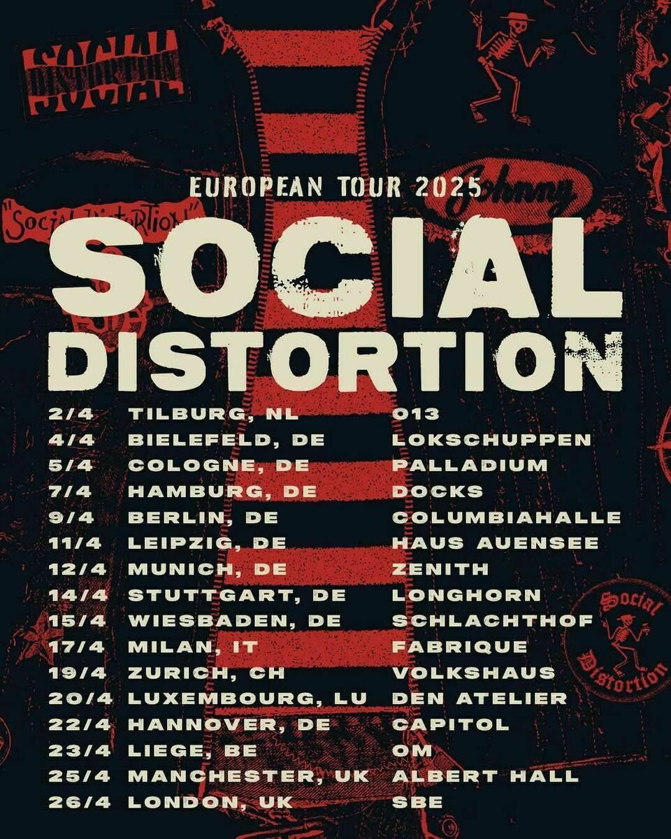 Social Distortion Concert & Tour History (Updated for 2025) | Concert ...