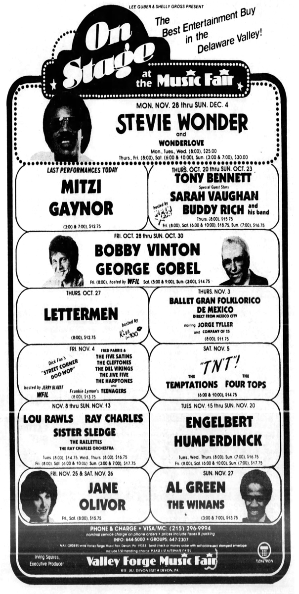 Ray Charles Concert & Tour History | Concert Archives