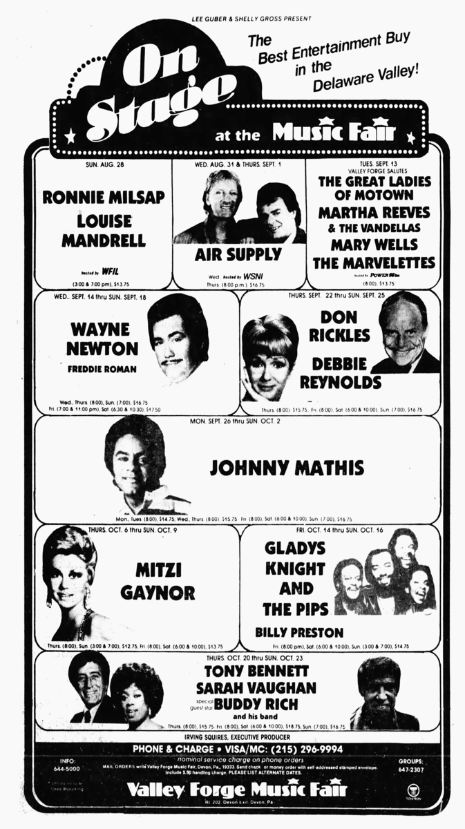 Johnny Mathis Concert & Tour History (Updated for 2025) | Concert Archives