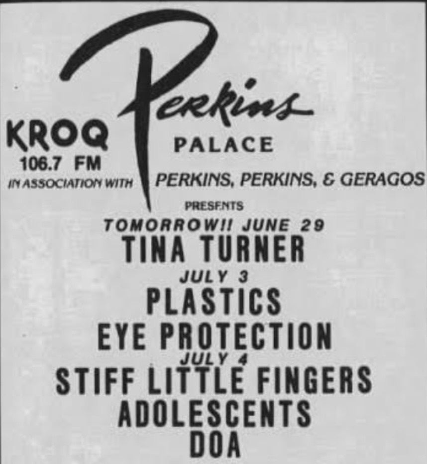Concert History of Perkins Palace Pasadena, California, United States ...