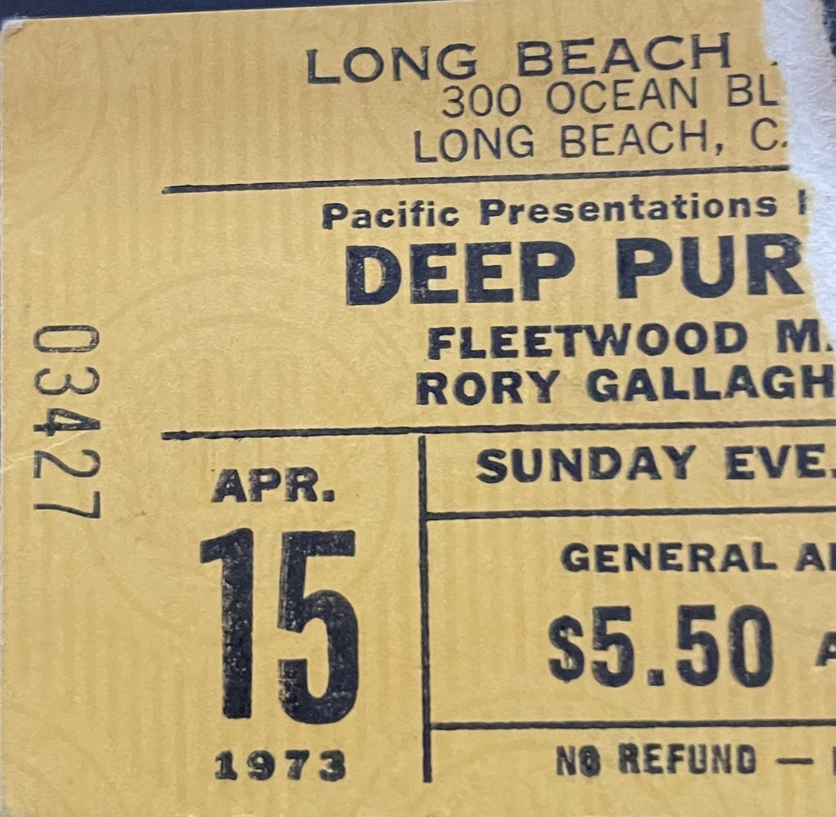 Apr 15, 1973: Deep Purple / Fleetwood Mac / Rory Gallagher at Long ...