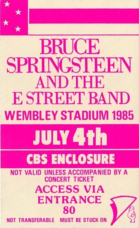 Bruce Springsteen's 1985 Concert & Tour History | Concert Archives