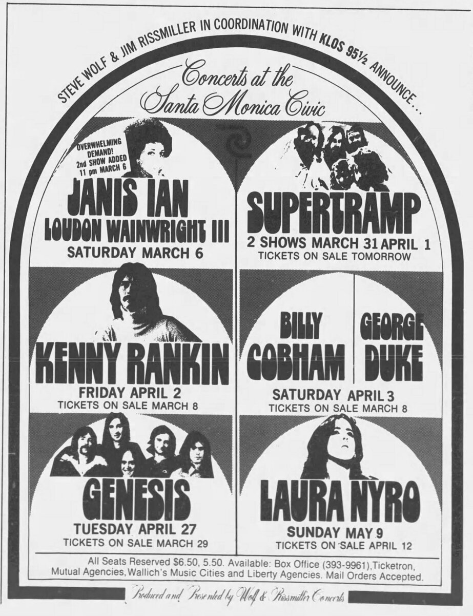 Supertramp Concert & Tour History (Updated for 2025) | Concert Archives