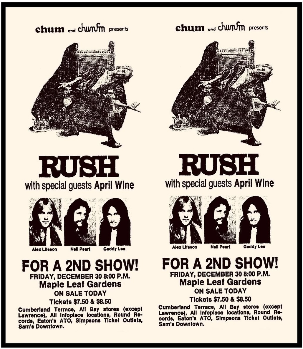 Rush's 1977 Concert & Tour History | Concert Archives