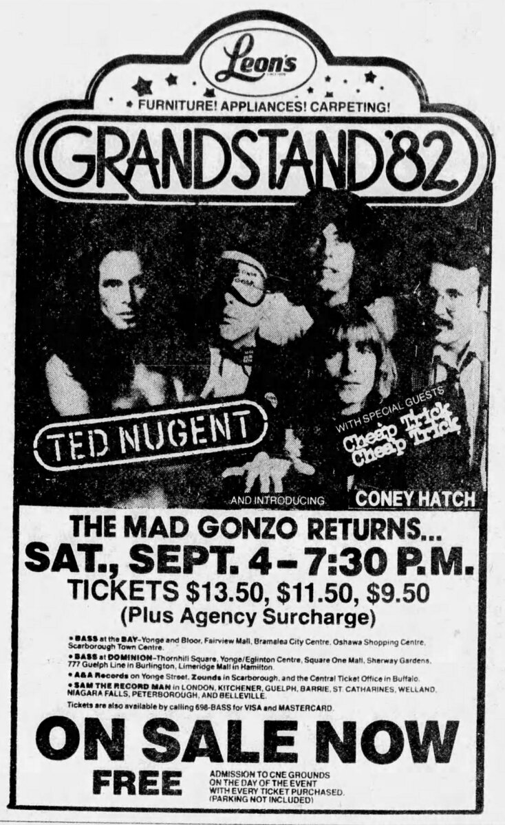 Concert History of CNE Grandstand Toronto, Ontario, Canada | Concert ...