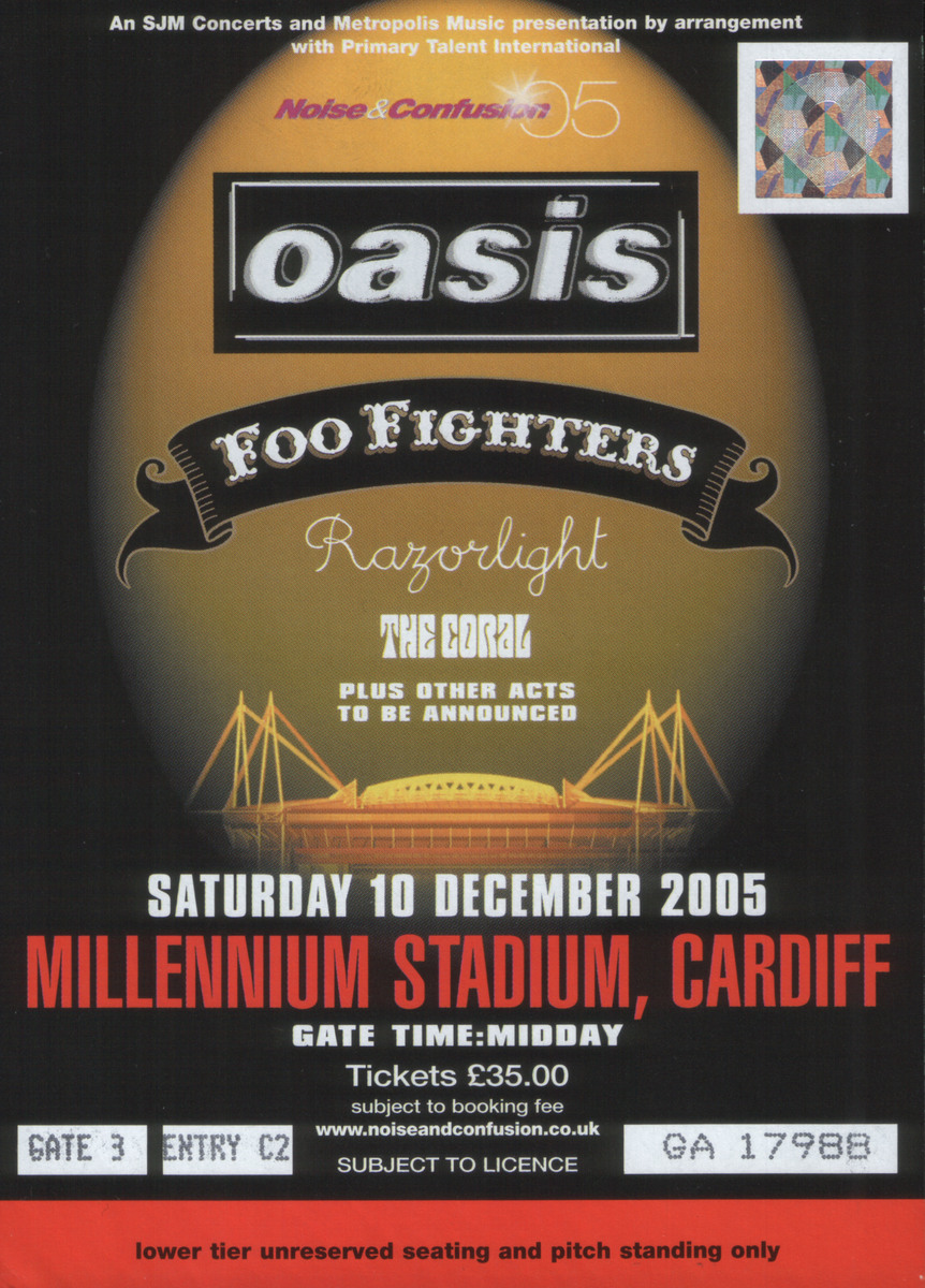 Oasis Concert & Tour History (Updated for 2025) | Concert Archives