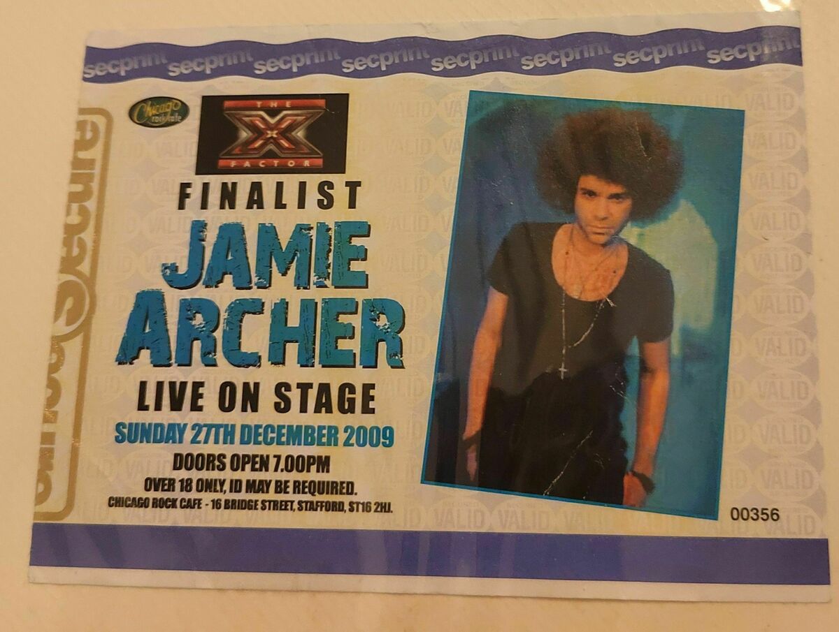 Jamie Archer Concert & Tour History | Concert Archives