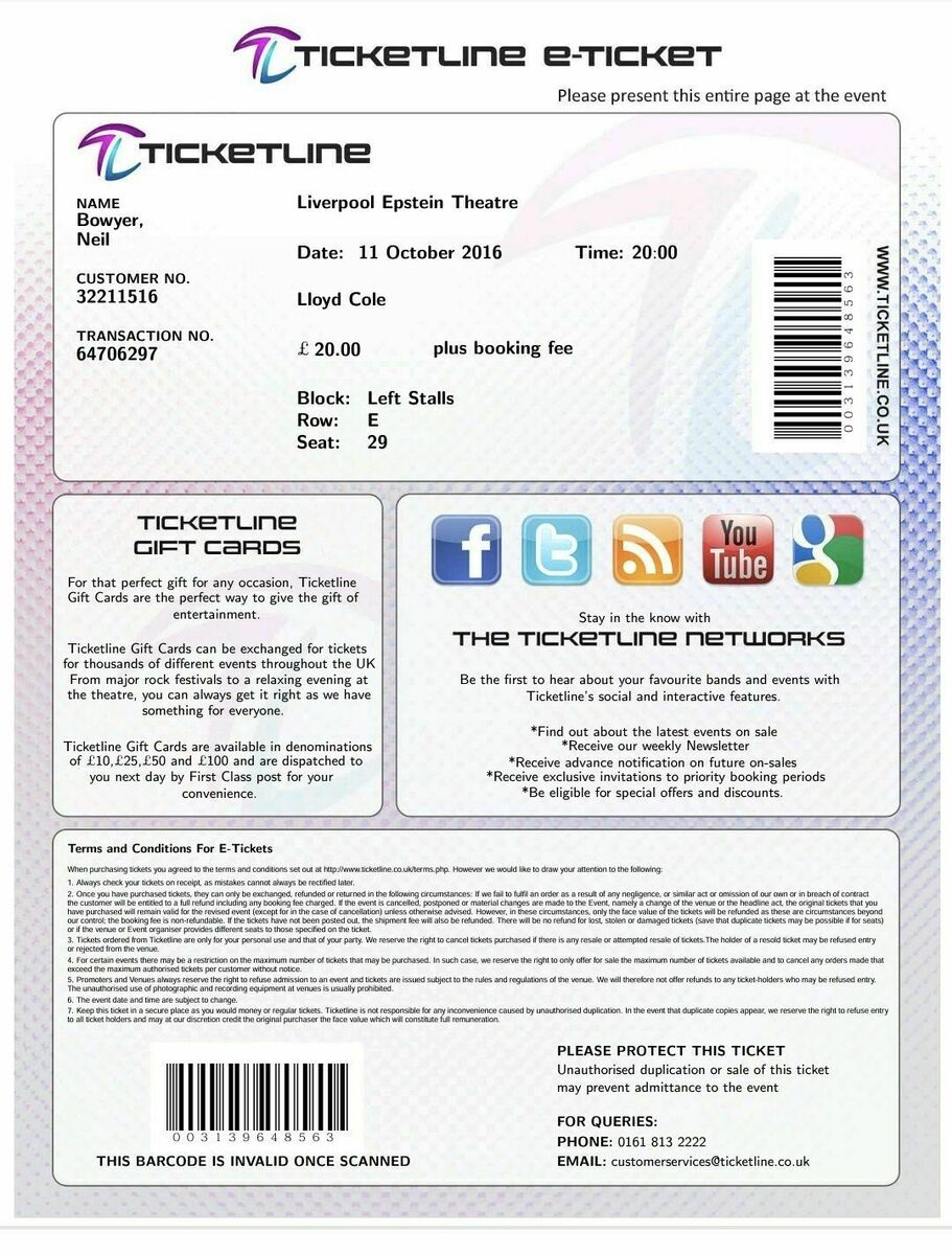 Oct 11, 2016: Lloyd Cole at Epstein Theatre Liverpool, England, United ...