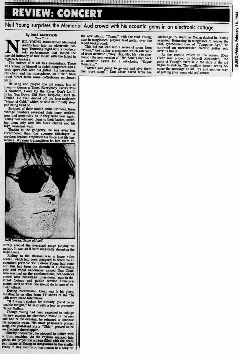 Neil Young Concert & Tour History (Updated for 2025) | Concert Archives