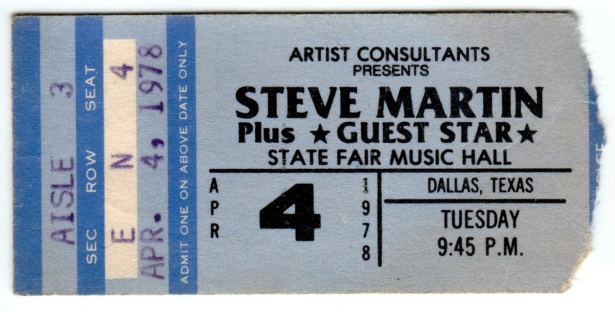 Steve Martin Concert & Tour History (Updated for 2022) | Concert Archives