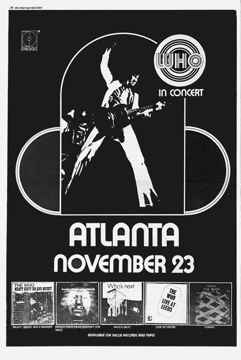 The Who's 1971 Concert & Tour History | Concert Archives