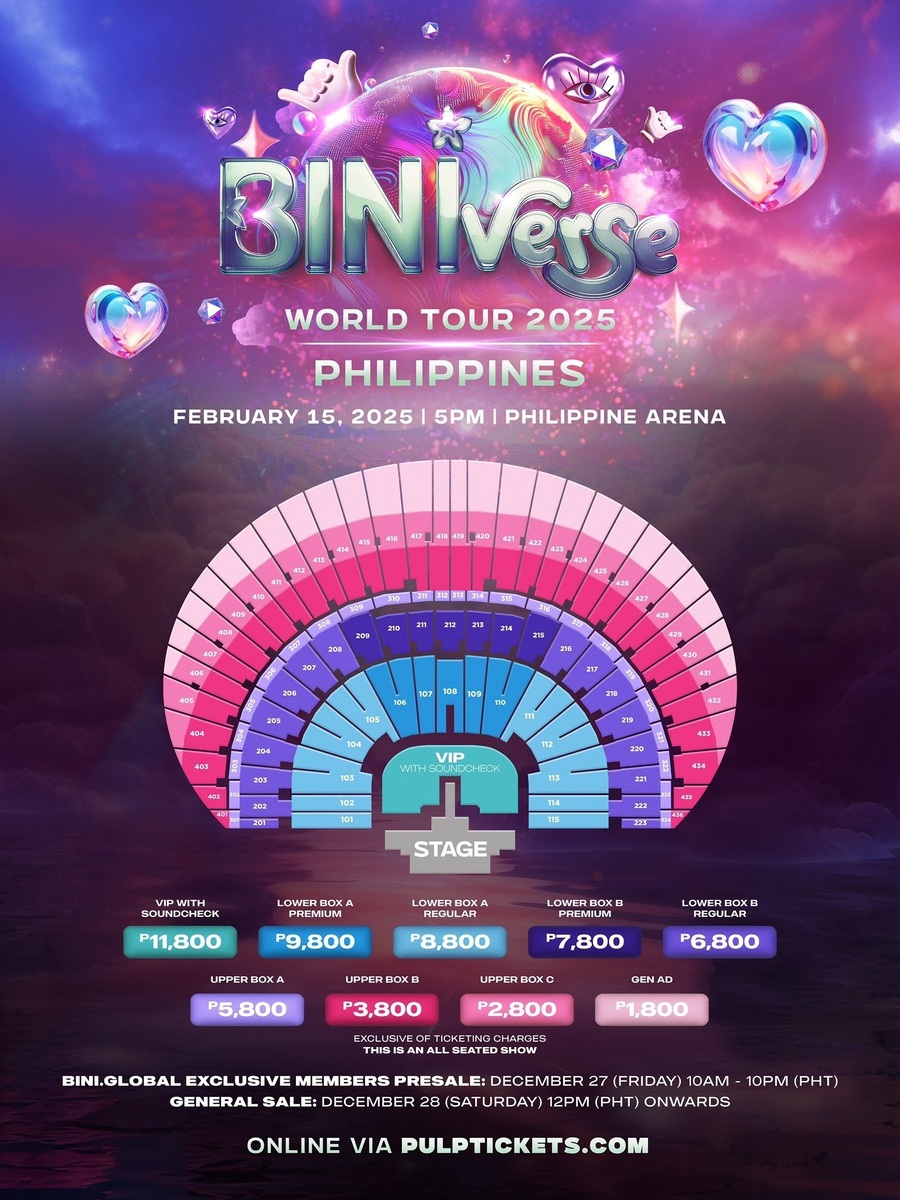 BINI Concert & Tour History (Updated for 2025) | Concert Archives