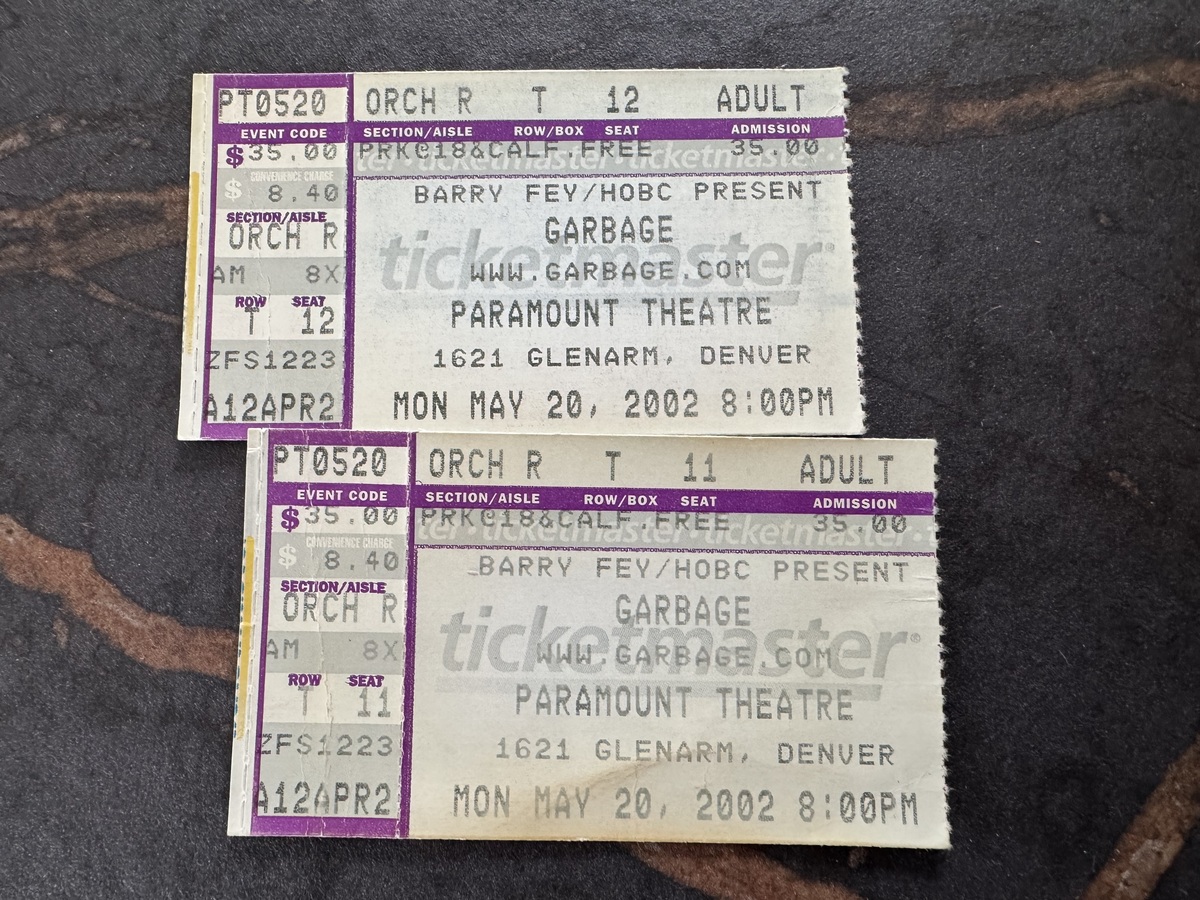 Garbage Concert & Tour History (Updated for 2025) | Concert Archives