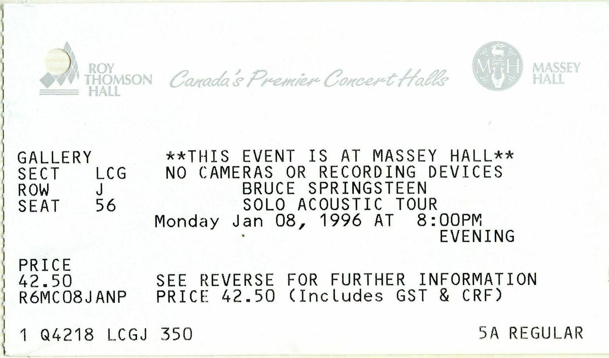 Bruce Springsteen Concert & Tour History (Updated for 2025) | Concert ...