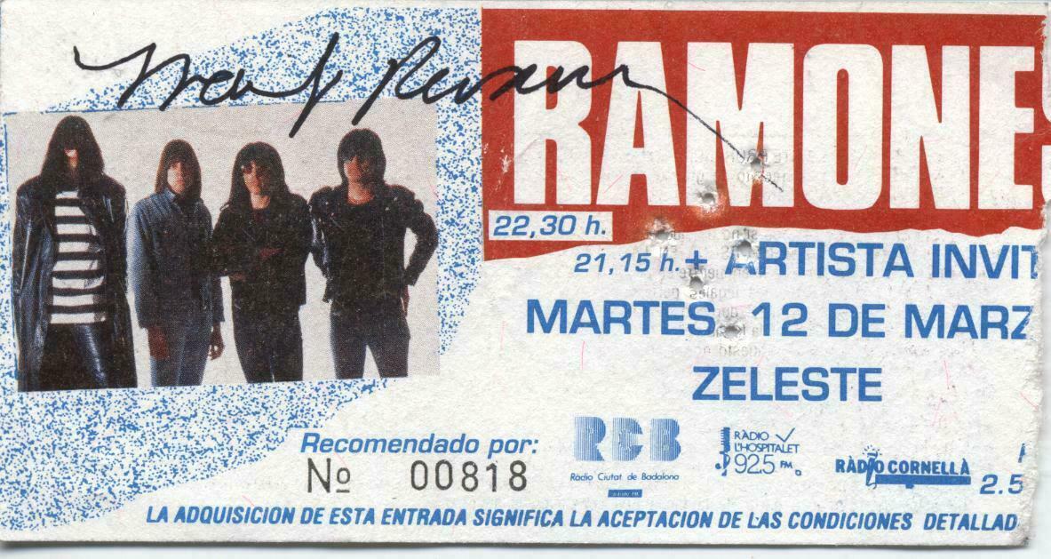 Ramones Concert & Tour History | Concert Archives
