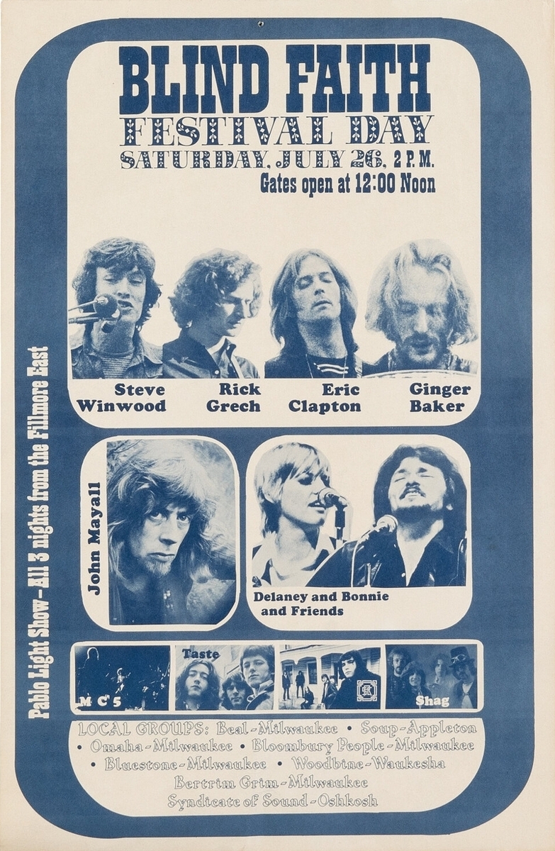 Blind Faith Concert & Tour History (Updated for 2025) | Concert Archives