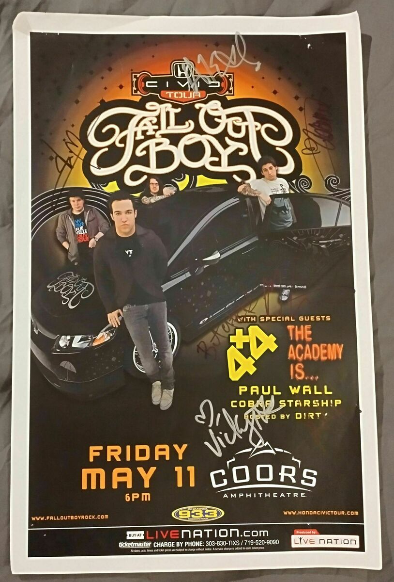 Fall Out Boy Concert & Tour History (Updated for 2025) | Concert Archives