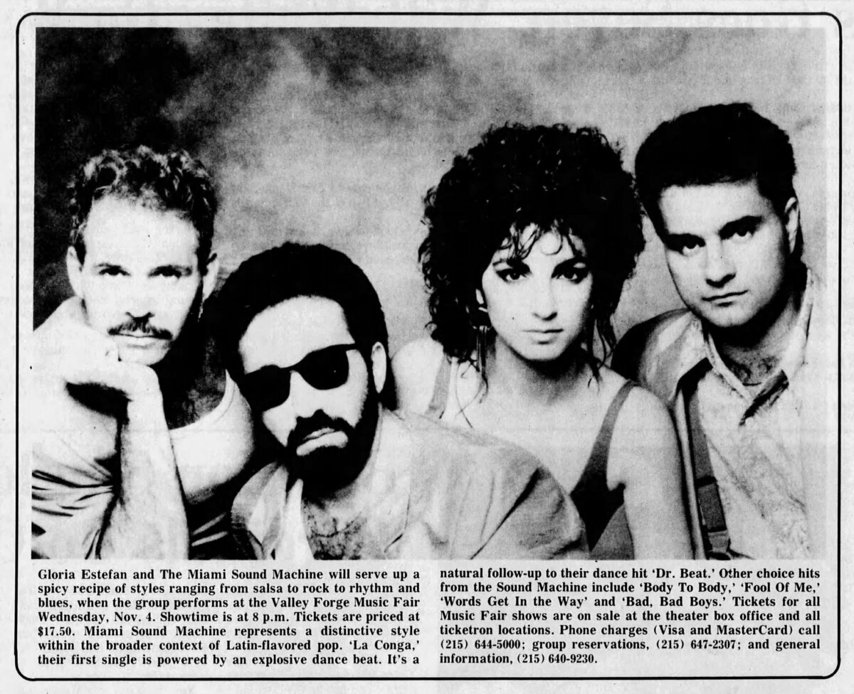 Gloria Estefan & Miami Sound Machine Concert & Tour History | Concert ...