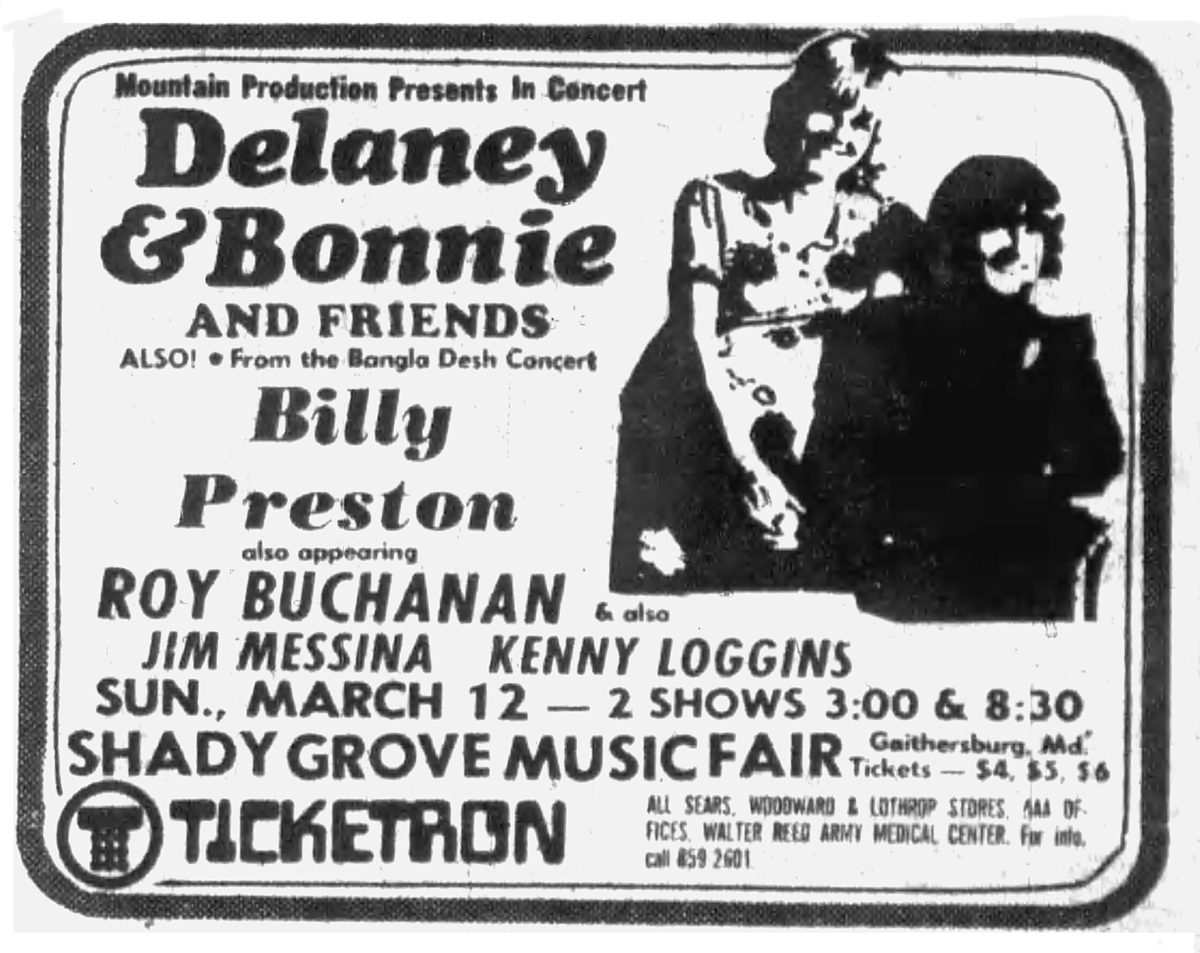 Billy Preston Concert & Tour History | Concert Archives