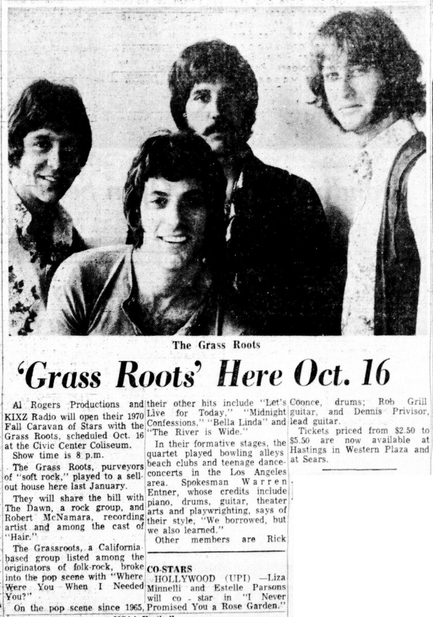 The Grass Roots Concert & Tour History (Updated for 2025) | Concert ...