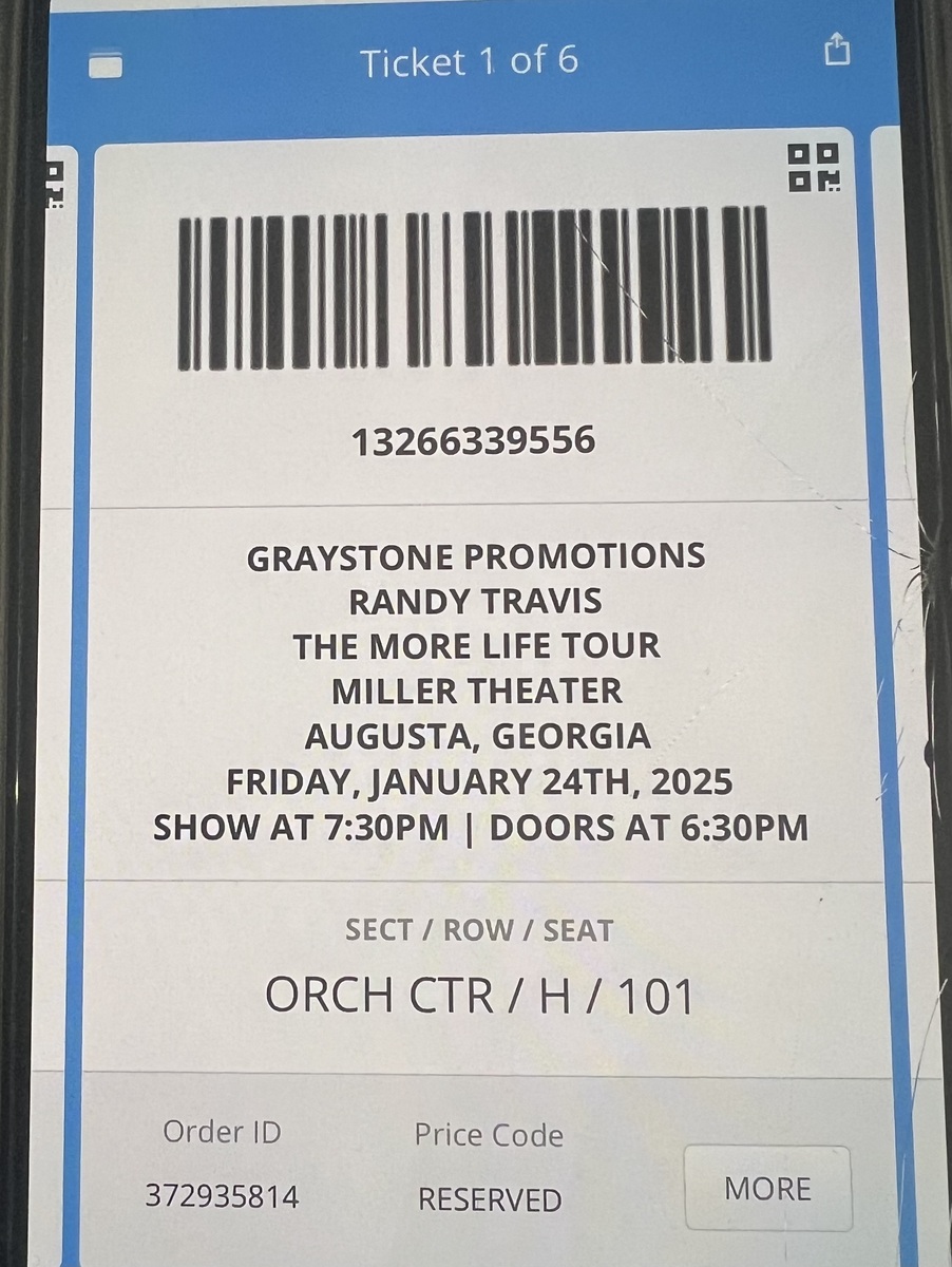 Randy Travis Concert & Tour History (Updated for 2025) | Concert Archives