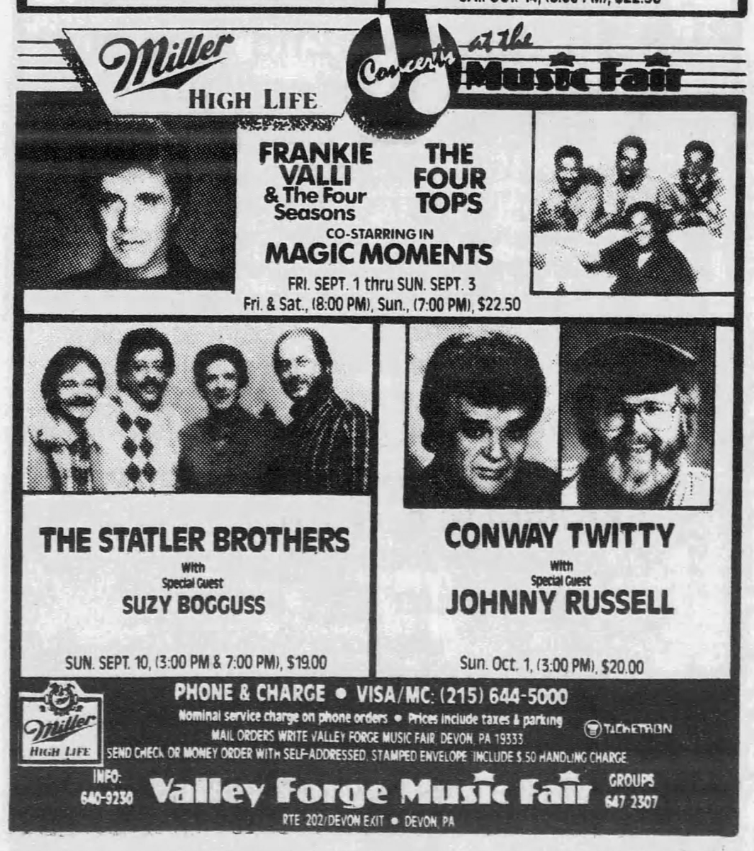 Conway Twitty Concert & Tour History | Concert Archives