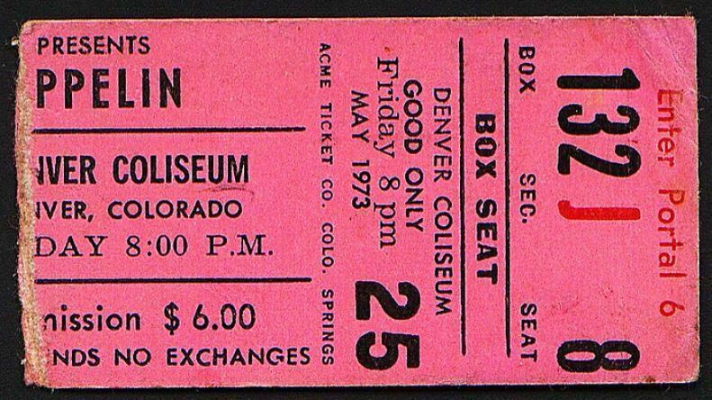 Led Zeppelin's 1973 Concert & Tour History | Concert Archives