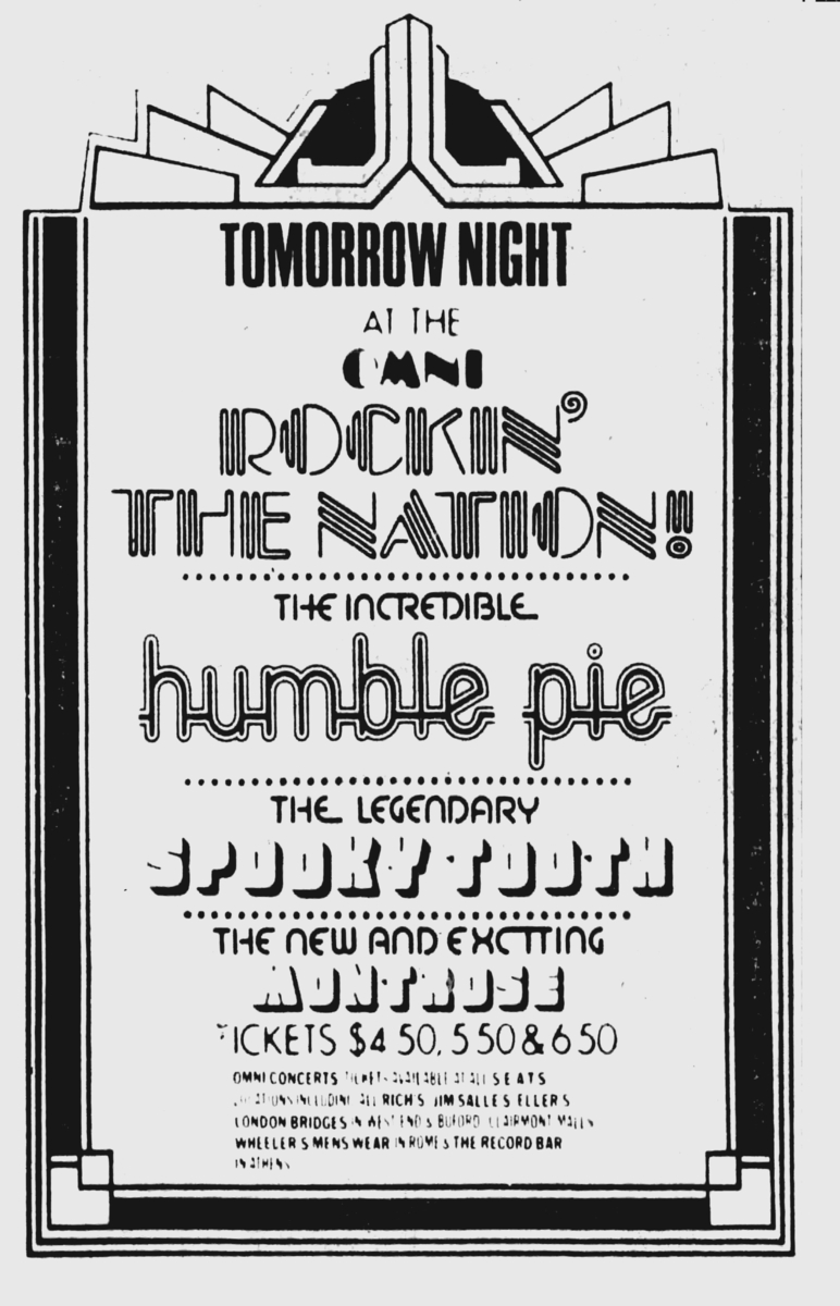 Humble Pie Concert & Tour History | Concert Archives