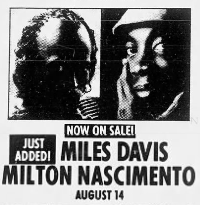 Miles Davis Concert & Tour History | Concert Archives