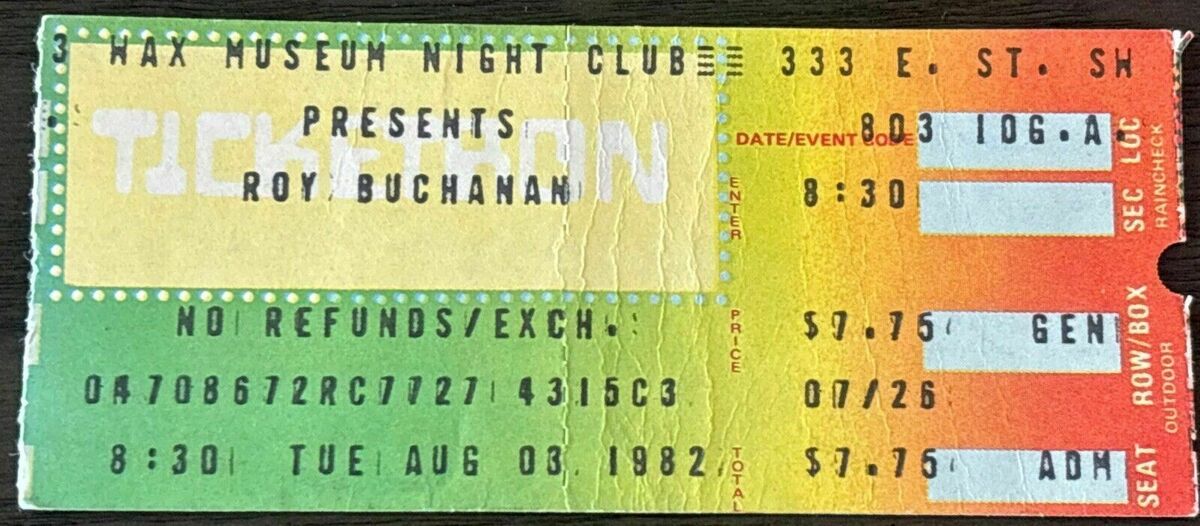 Concert History of Wax Museum Night Club Washington, District of ...