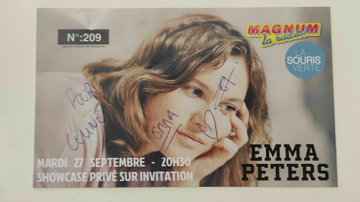Sep 27, 2022: Emma Peters / Madeleine at La Souris Verte Epinal, France ...