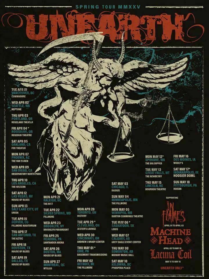 Machine Head Concert & Tour History (Updated for 2025) | Concert Archives