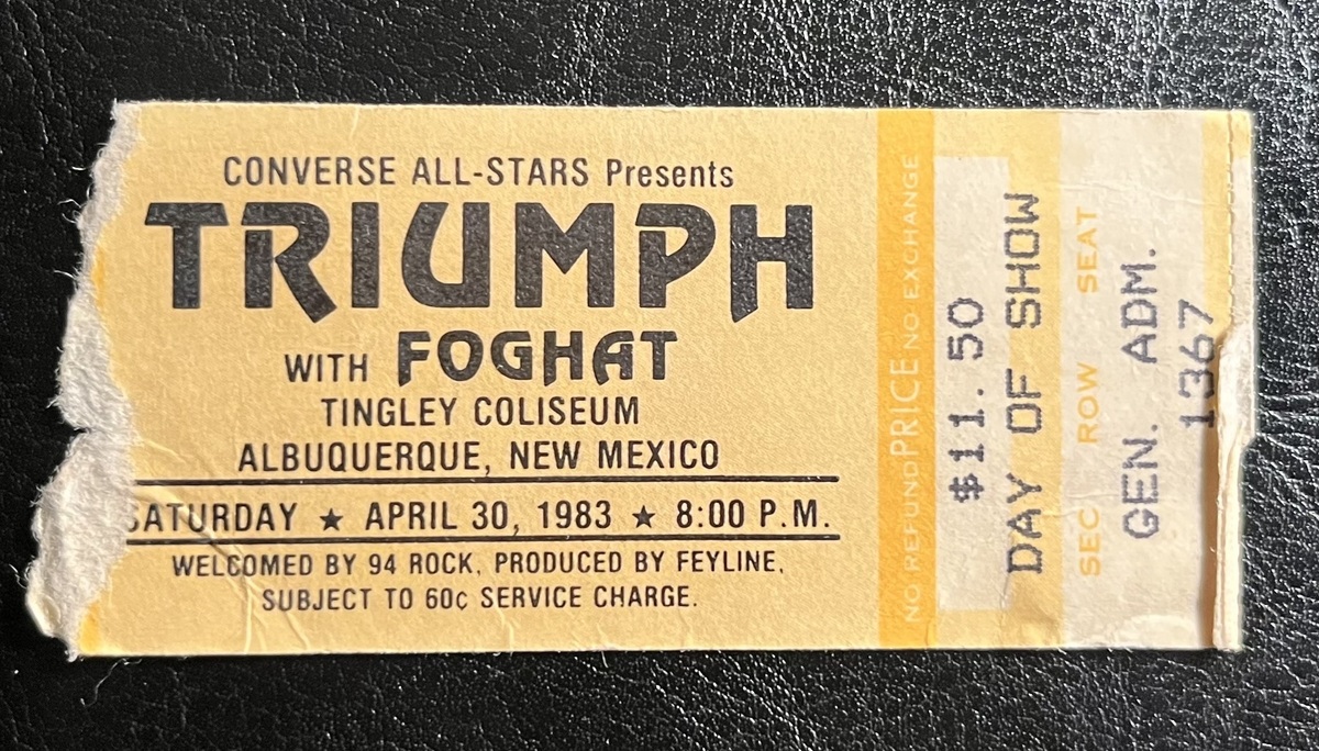 Triumph Concert & Tour History | Concert Archives