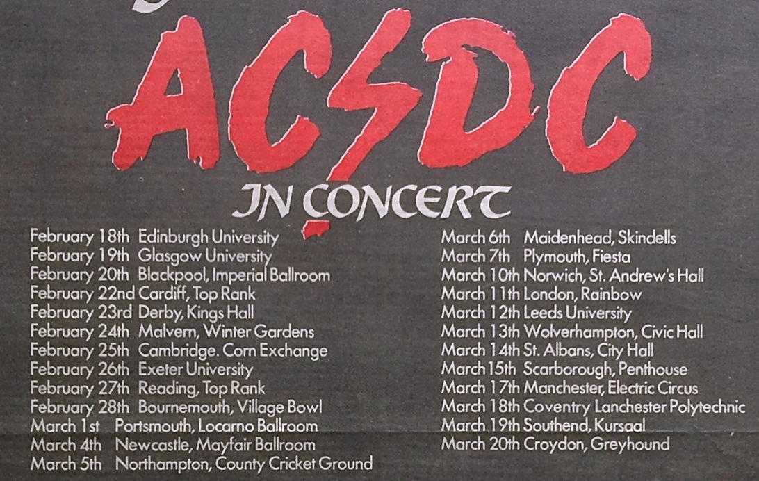 Concert History of Lanchester Polytechnic Coventry, England, United ...