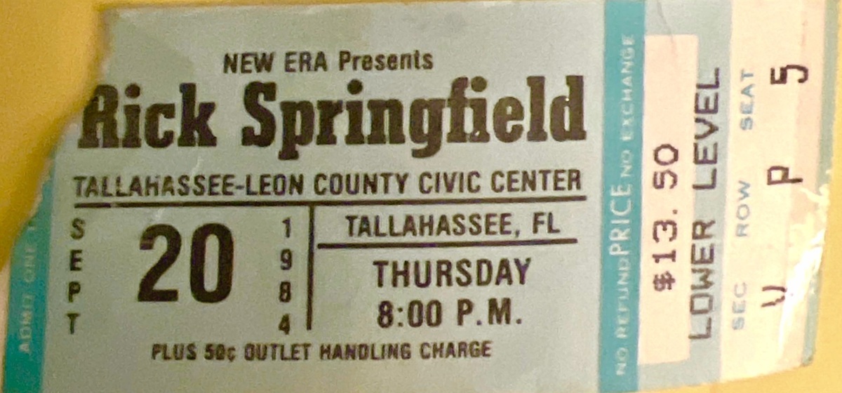 Rick Springfield Concert & Tour History (Updated for 2025) | Concert ...