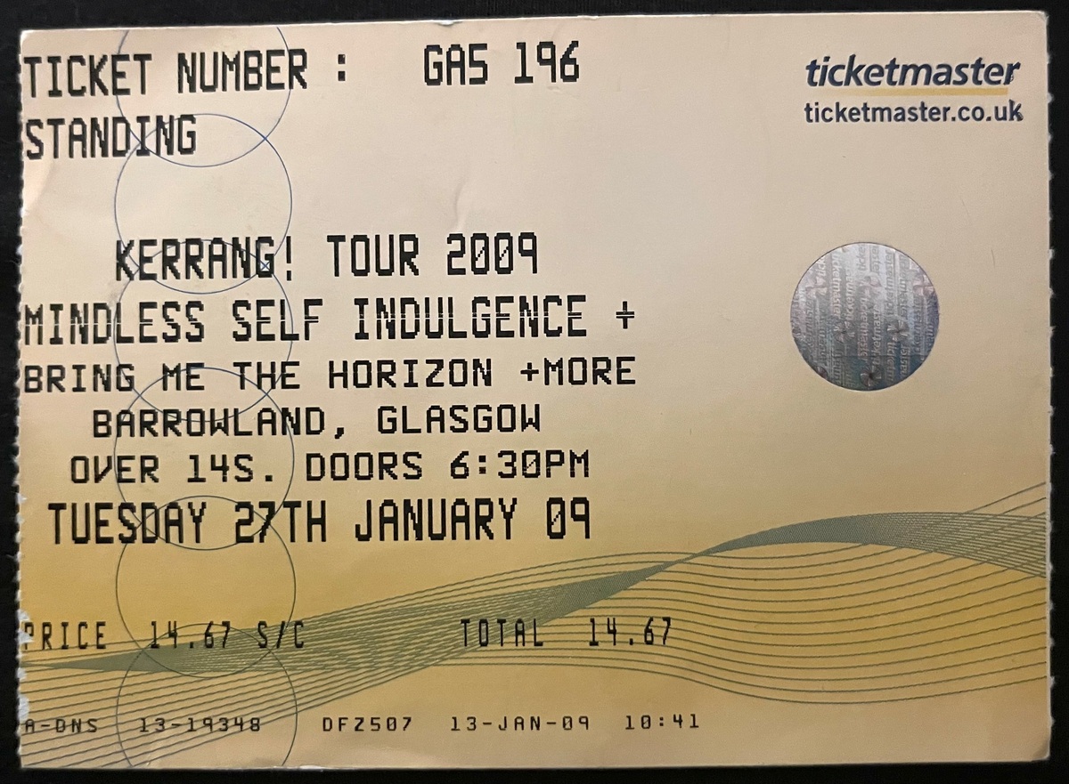 Mindless Self Indulgence Concert & Tour History | Concert Archives