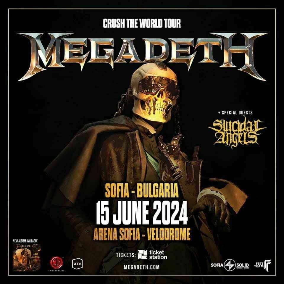 Megadeth Concert & Tour History (Updated for 2025) | Concert Archives