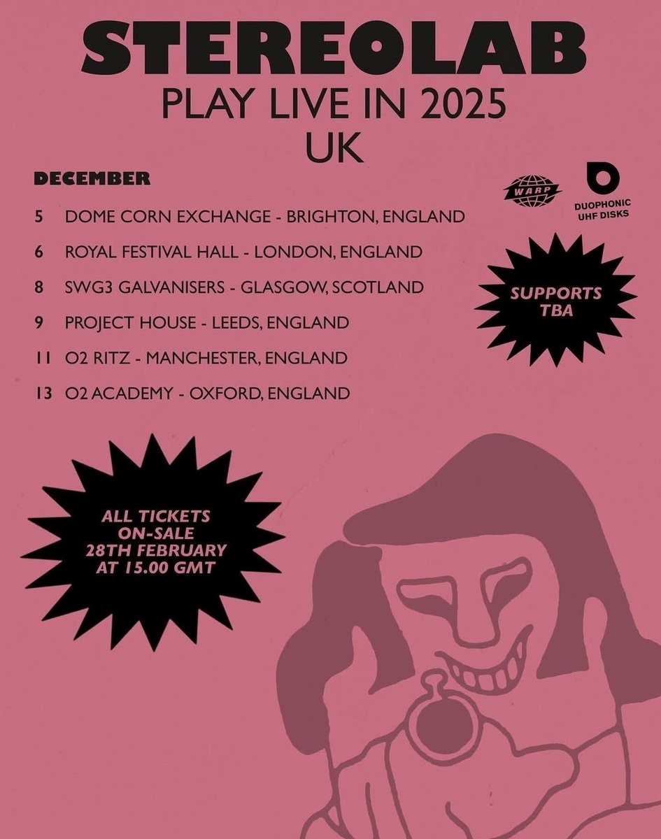 Stereolab Concert & Tour History (Updated for 2025) | Concert Archives