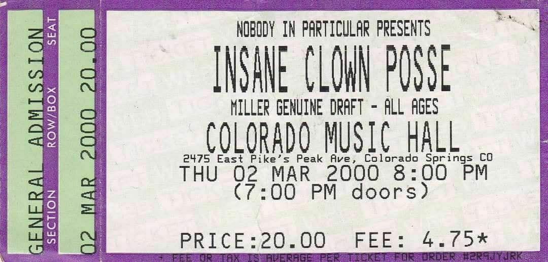 Insane Clown Posse Concert & Tour History (Updated for 2025) | Concert ...