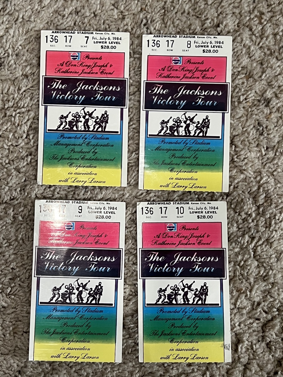 Michael Jackson's 1984 Concert & Tour History | Concert Archives