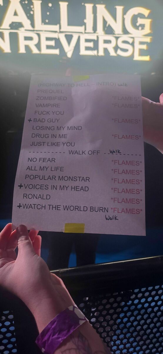 Falling In Reverse Concert & Tour History (Updated for 2025) | Concert ...