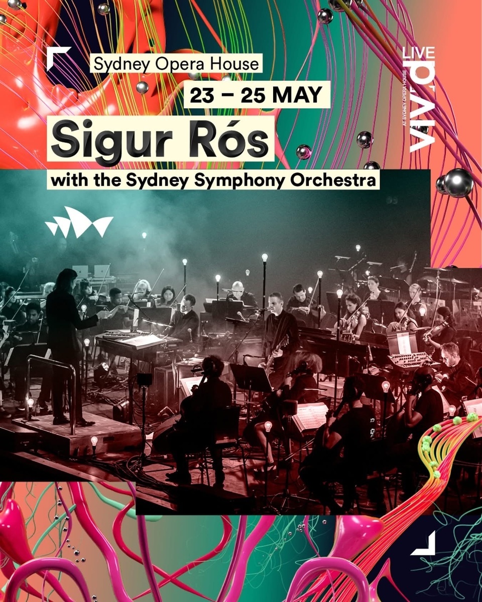 May 23, 2025: Sigur Rós / Sydney Symphony Orchestra at Concert Hall ...