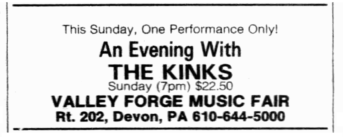 The Kinks Concert & Tour History | Concert Archives