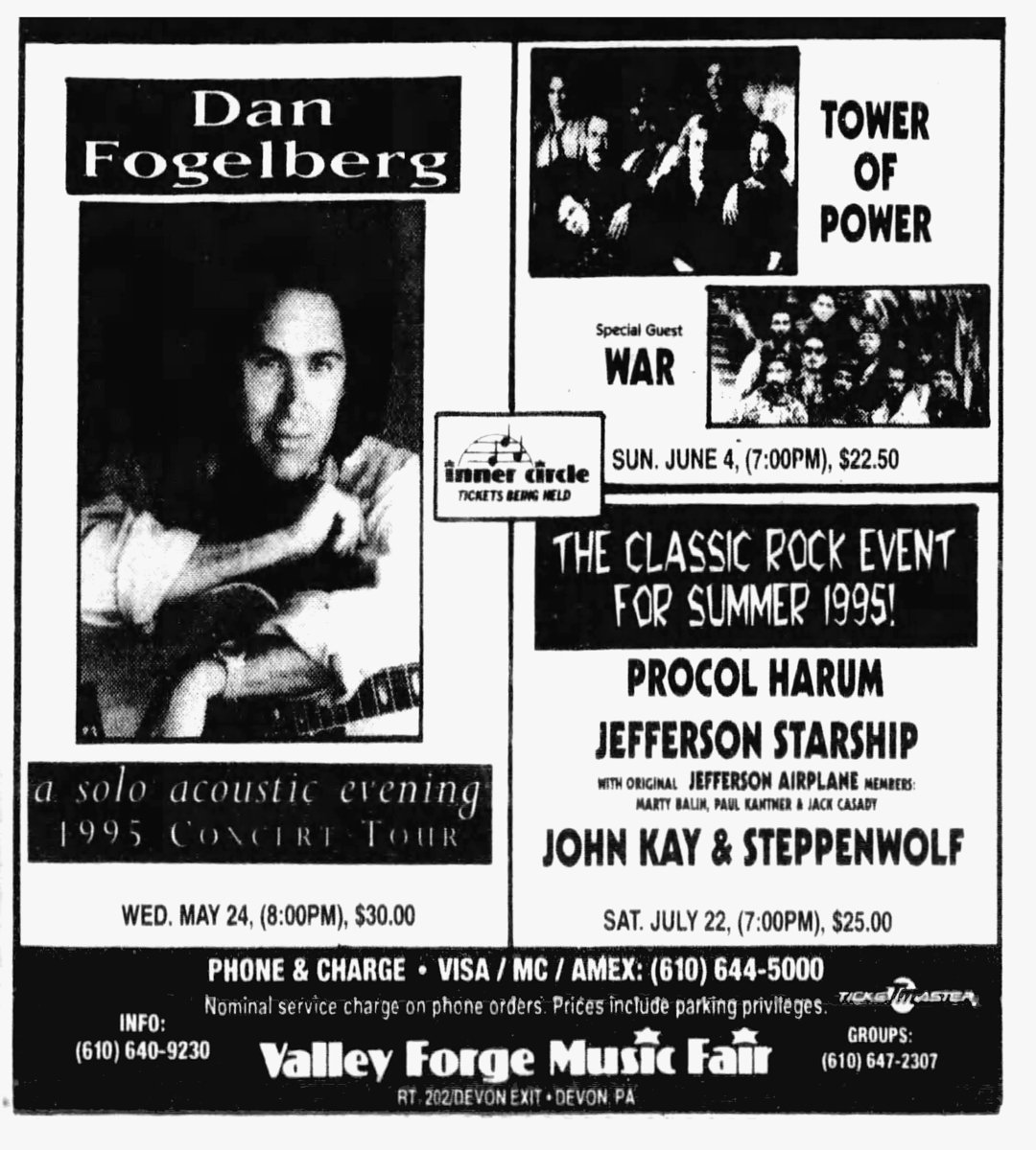 Dan Fogelberg Concert & Tour History | Concert Archives