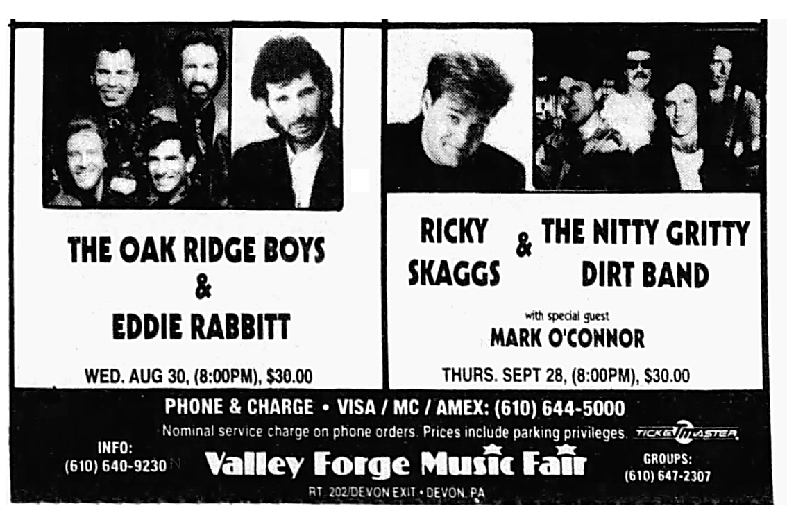 eddie rabbitt Concert & Tour History | Concert Archives