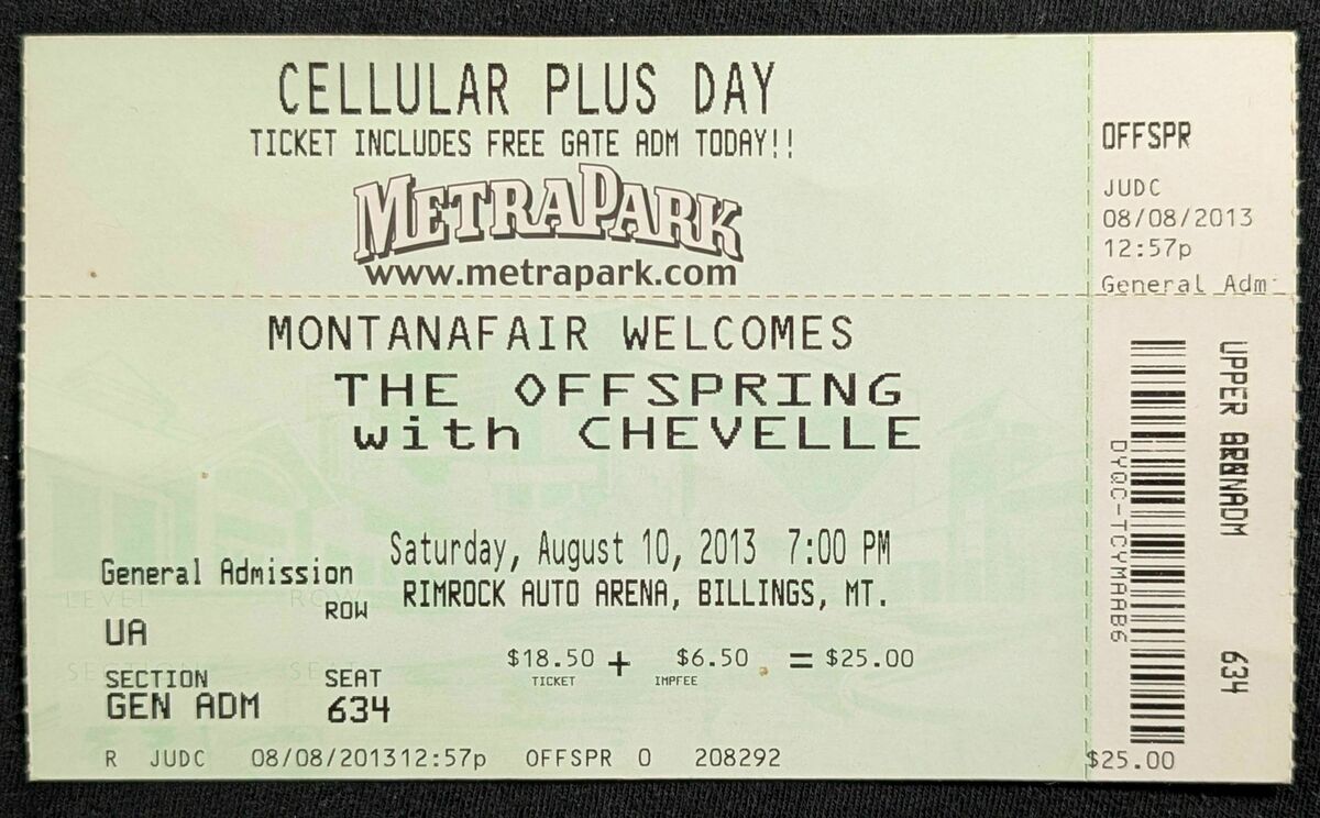 The Offspring Concert & Tour History (Updated for 2025) | Concert Archives